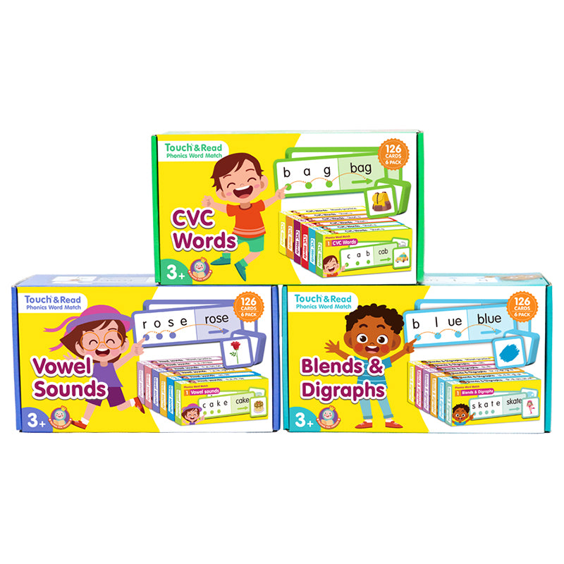 Playdate Smart Readers Collection: Touch and Read Phonics Word Match ...