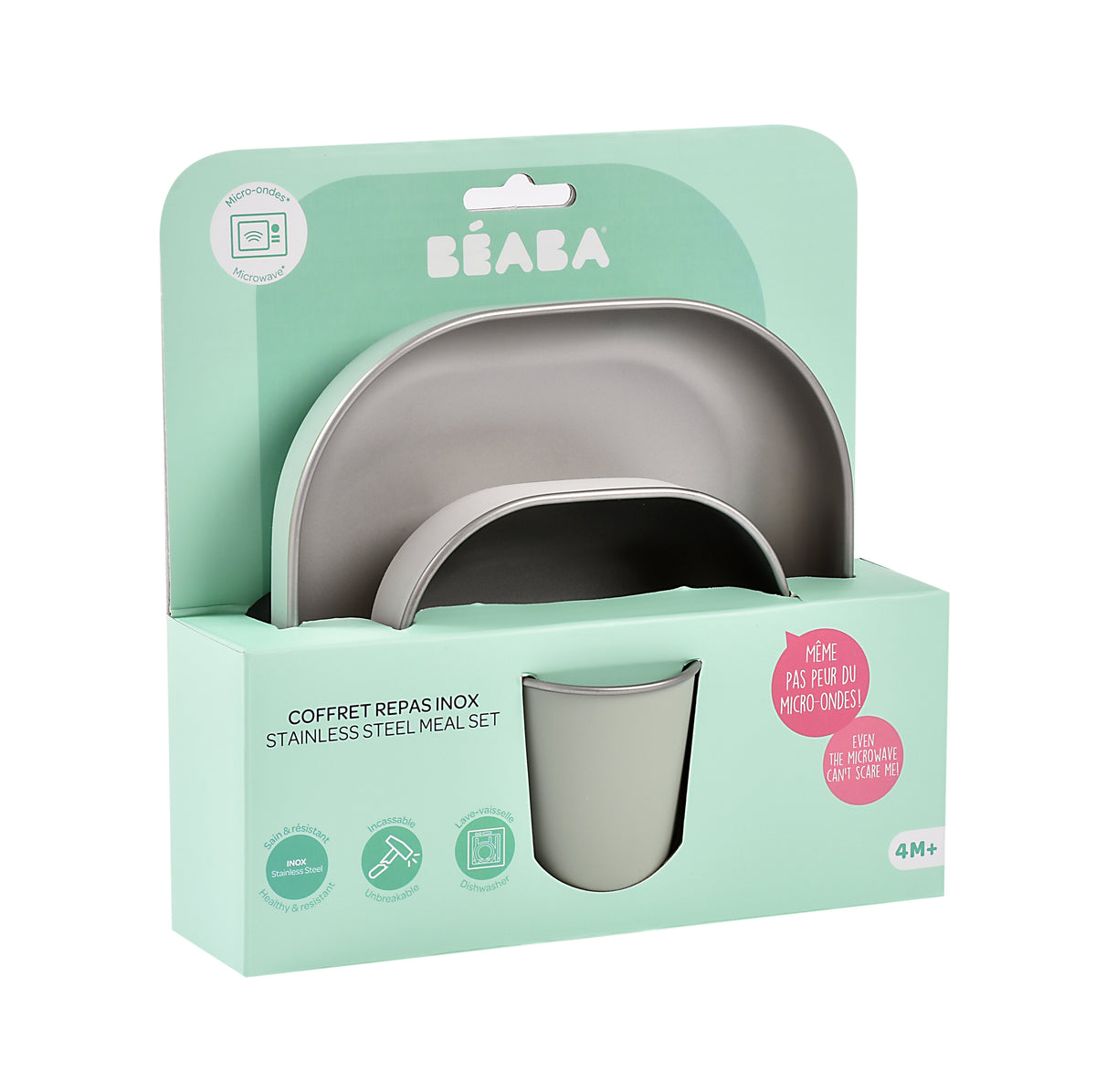 Beaba Stainless Steel Meal Set – Baby Hub Philippines