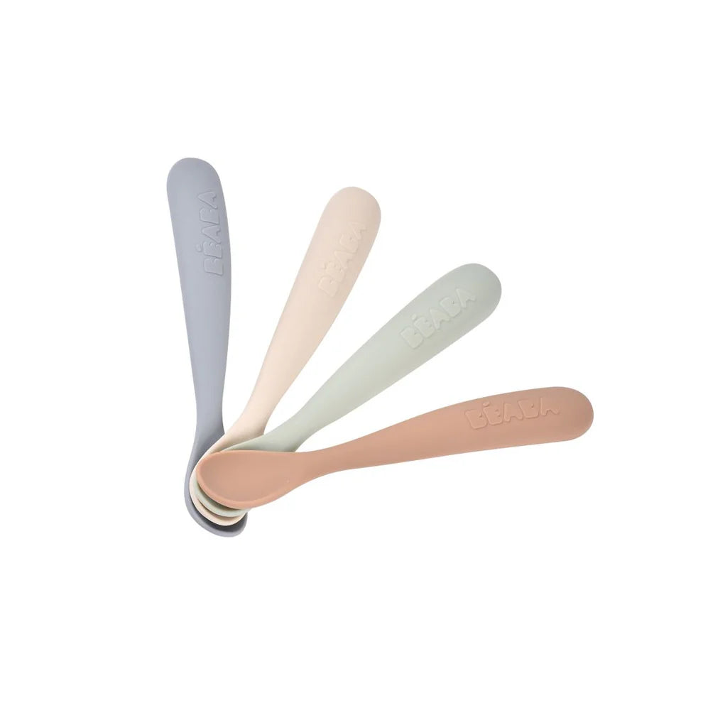 Beaba 1st-Age Silicone Spoons (Set of 4) – Baby Hub Philippines