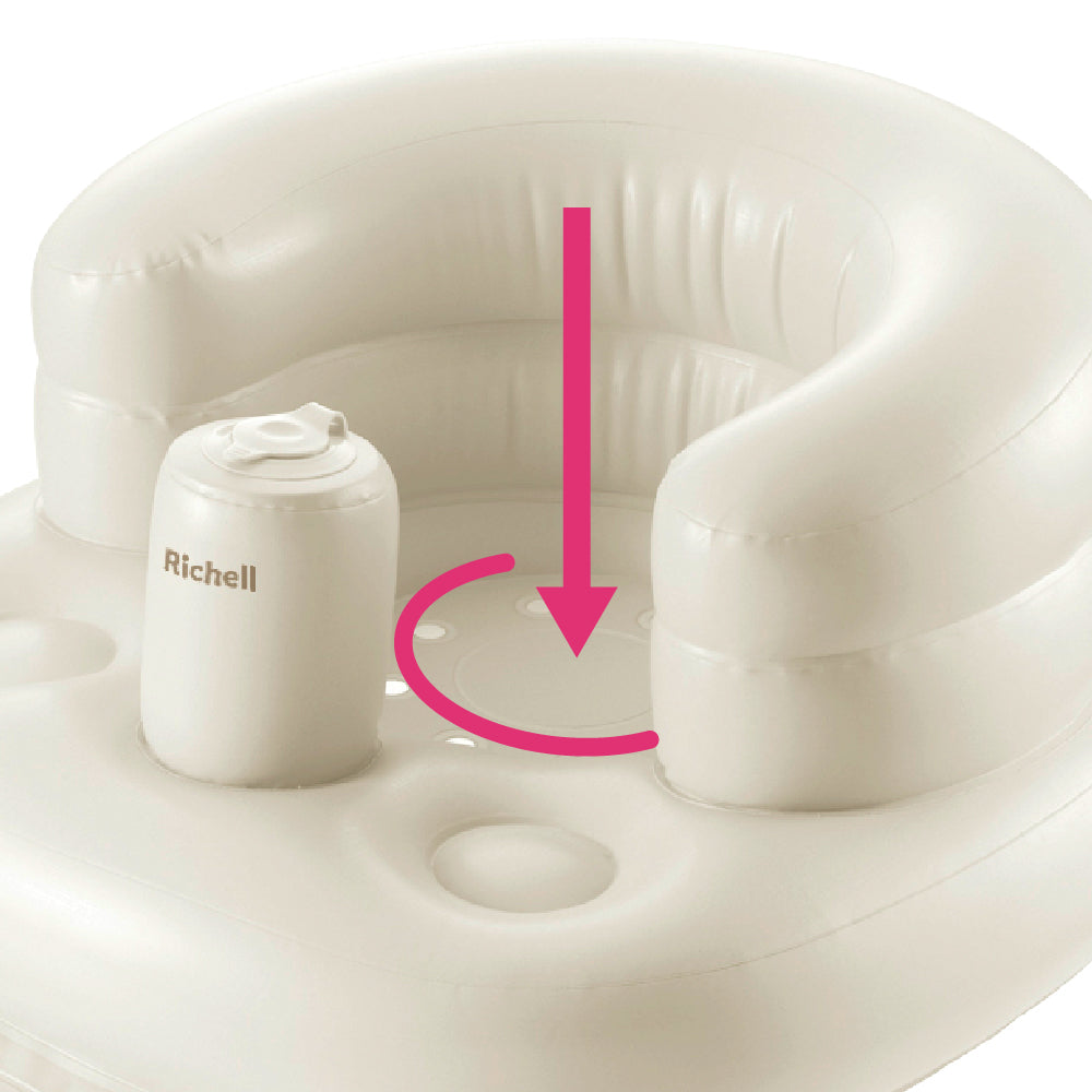 Richell Inflatable Airy Baby Chair – Baby Hub Philippines