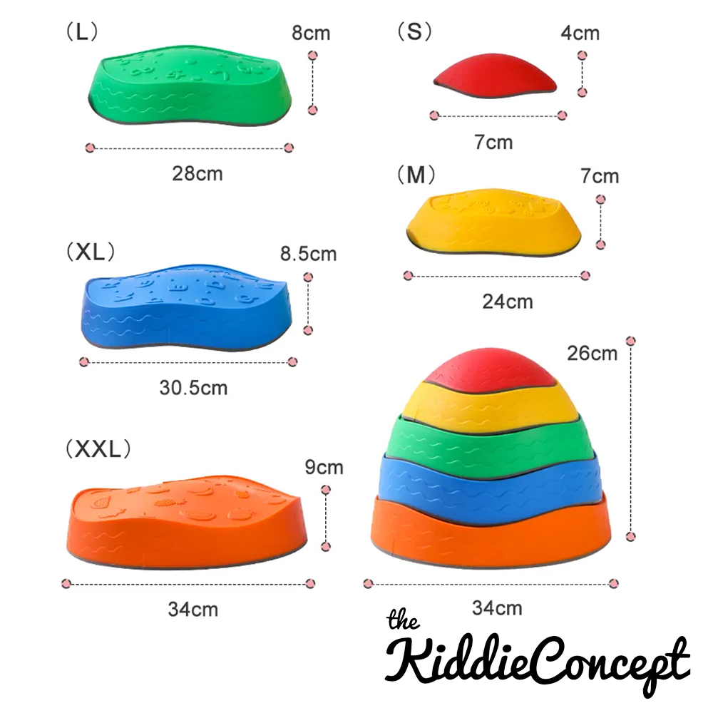 The Kiddie Concept Balancing Stepping Stones – Baby Hub Philippines