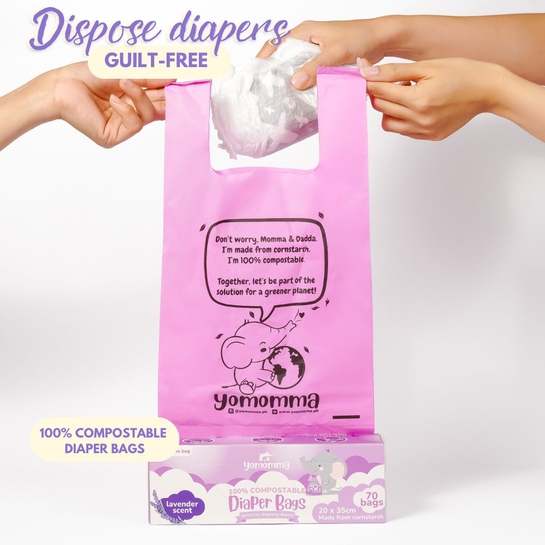 Yomomma 100% Compostable Diaper Bag – Baby Hub Philippines