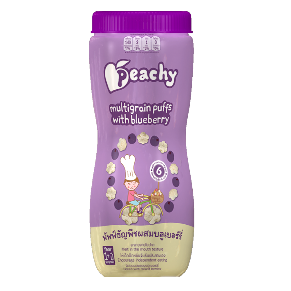Peachy Multigrain Puffs – Baby Hub Philippines