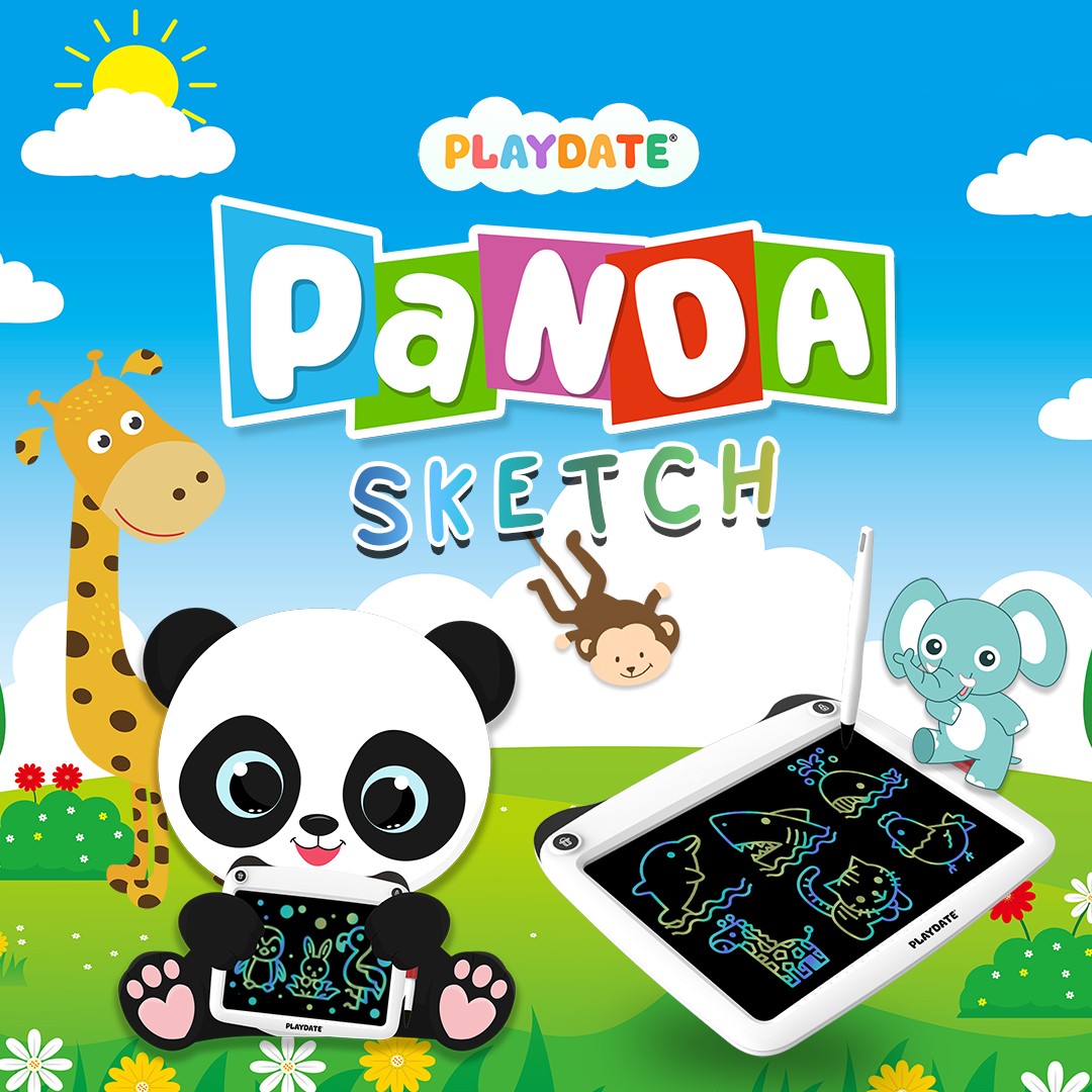 Playdate Panda Sketch Kids Writing Tablet – Baby Hub Philippines